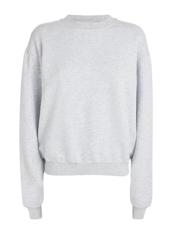SKIMS Cotton-blend Fleece Classic Sweatshirt - Grey