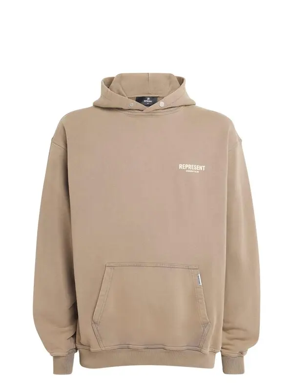 REPRESENT Cotton Owners Club Hoodie - Brown
