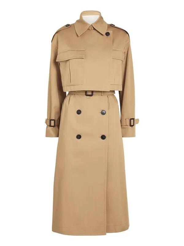 Max Mara 2-in-1 Trench Coat - Beige