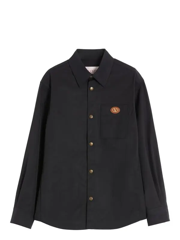 Valentino Garavani Vlogo Overshirt - Navy