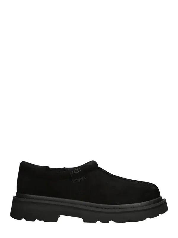 UGG Suede Tasman Lug Slippers - Black