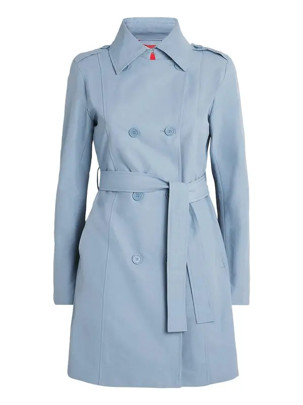 Max & Co. Double-breasted Trench Coat - Blue