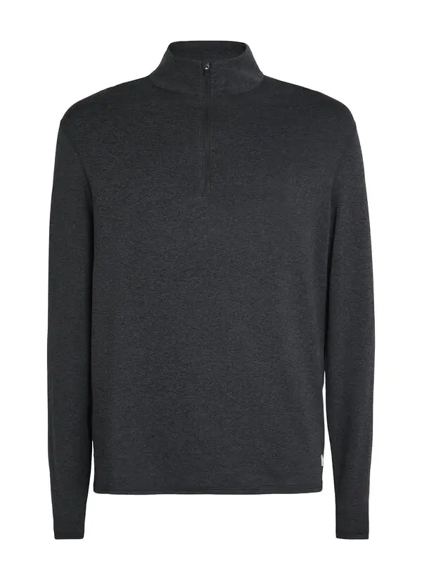 Vuori Dreamknit Ponto Quarter-zip Sweatshirt - Grey