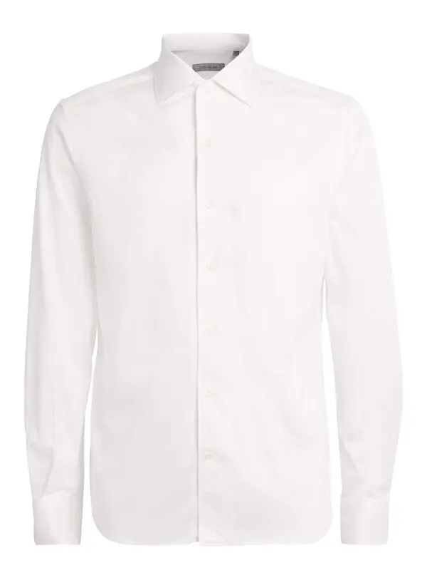 Corneliani Cotton Jersey Shirt - White