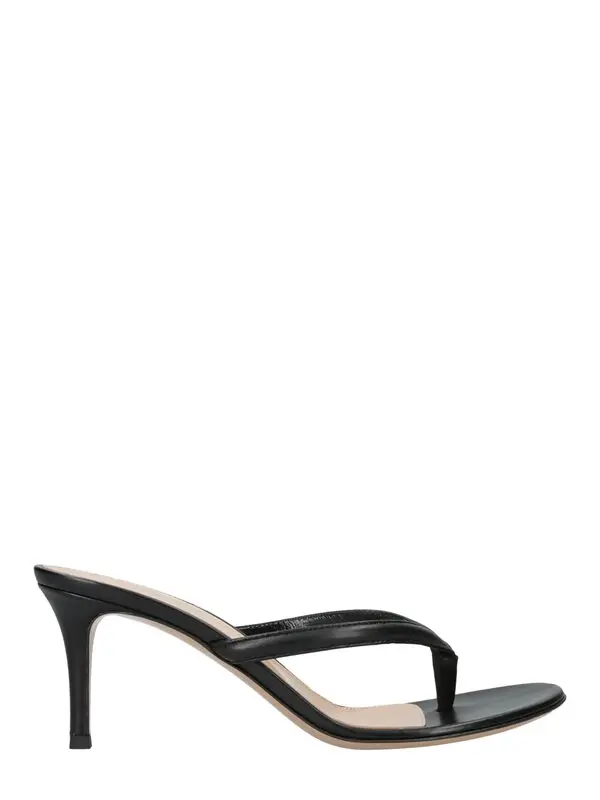 GIANVITO ROSSI Leather Calypso Sandals 45 - Black