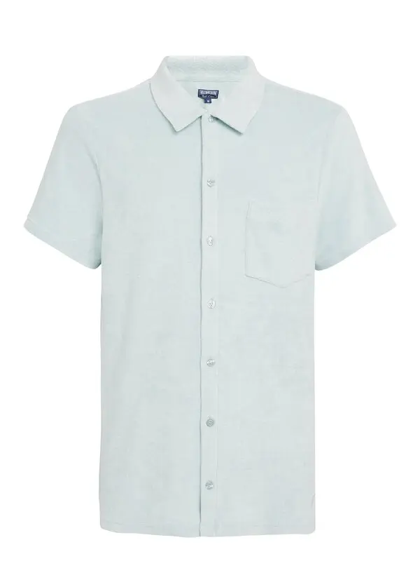 Vilebrequin Cotton-blend Terry Charli Shirt - Blue