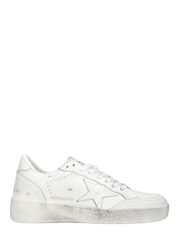 Golden Goose Leather Ball Star 2 Sneakers - White