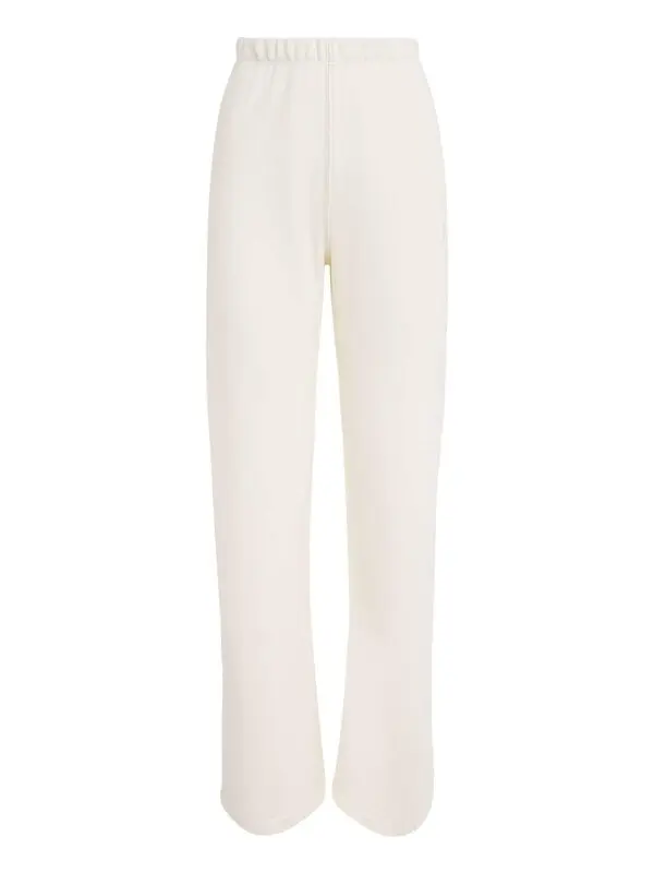 Eterne Cotton-blend French Terry Sweatpants - Ivory