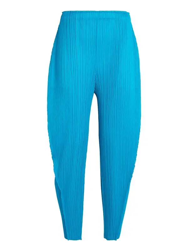Issey Miyake Lantern Tapered Trousers - Blue
