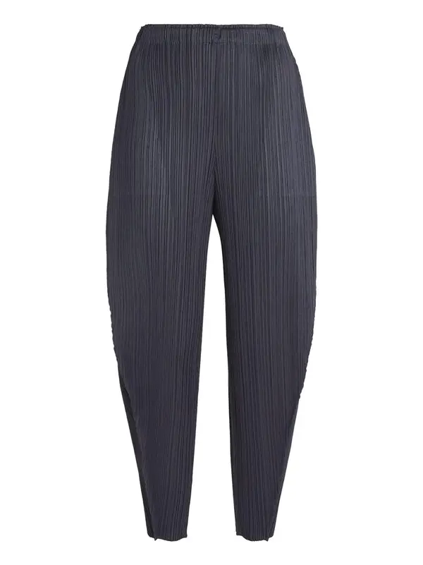 Issey Miyake Lantern Tapered Trousers - Grey