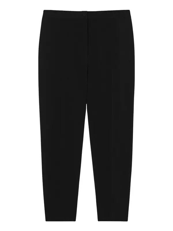 Marina Rinaldi Cady Slim Tailored Trousers - Black