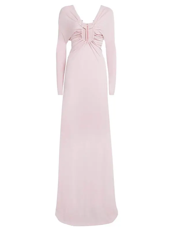 Christopher Esber Jersey Shawl Gown - Pink