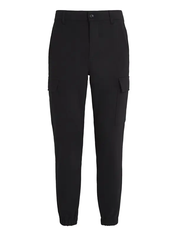 7 For All Mankind Double Knit Cargo Chinos - Black