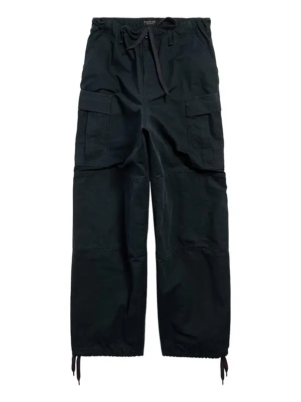Balenciaga X Under Armour Cotton Cargo Trousers - Blue