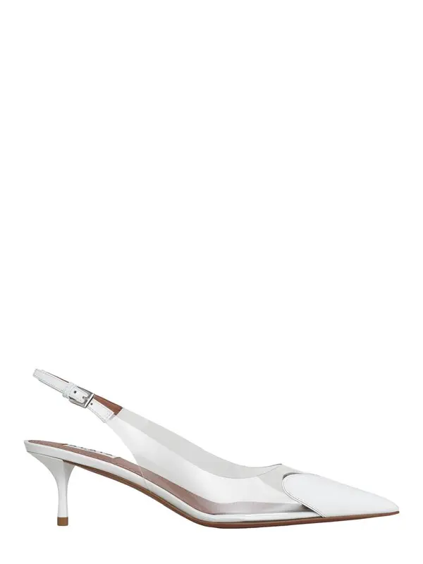 Alaïa Coeur Slingback Pumps 55 - White