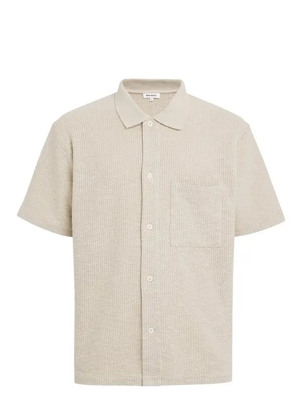 Officine Générale Crochet Button-up Shirt - Ivory