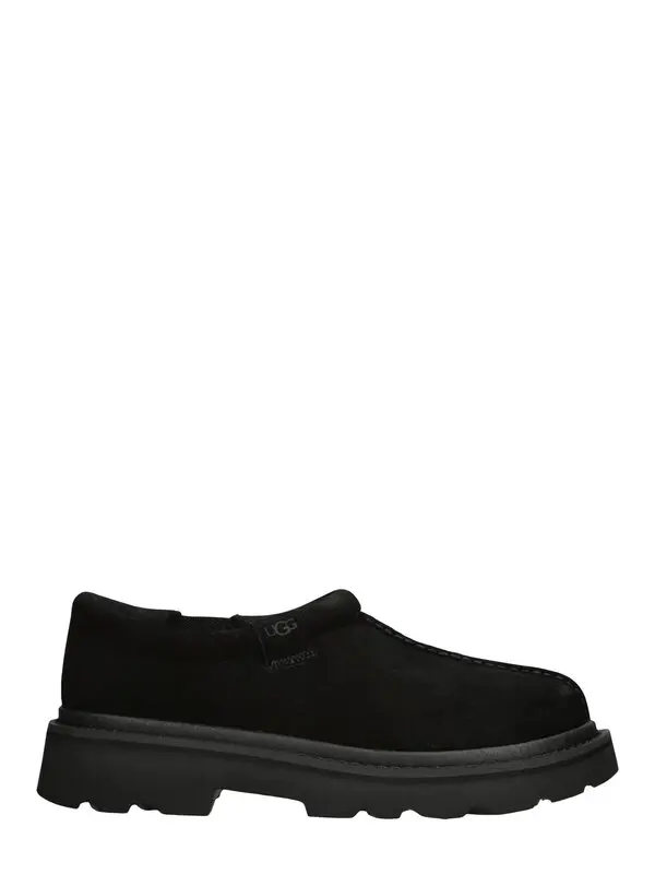 UGG Suede Tasman Lug Slippers - Black