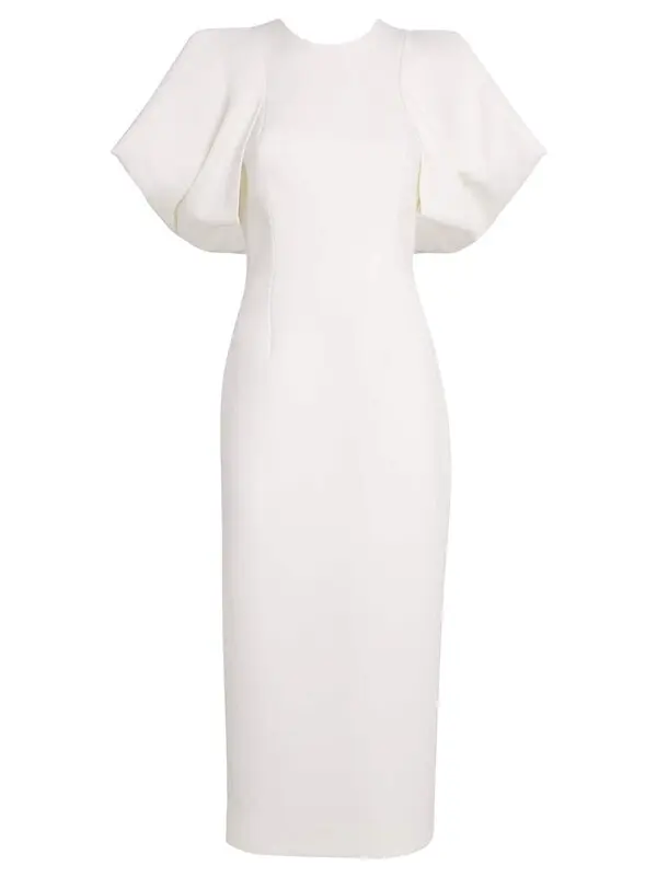 ROKSANDA Calita Bow-tied Midi Dress - Ivory