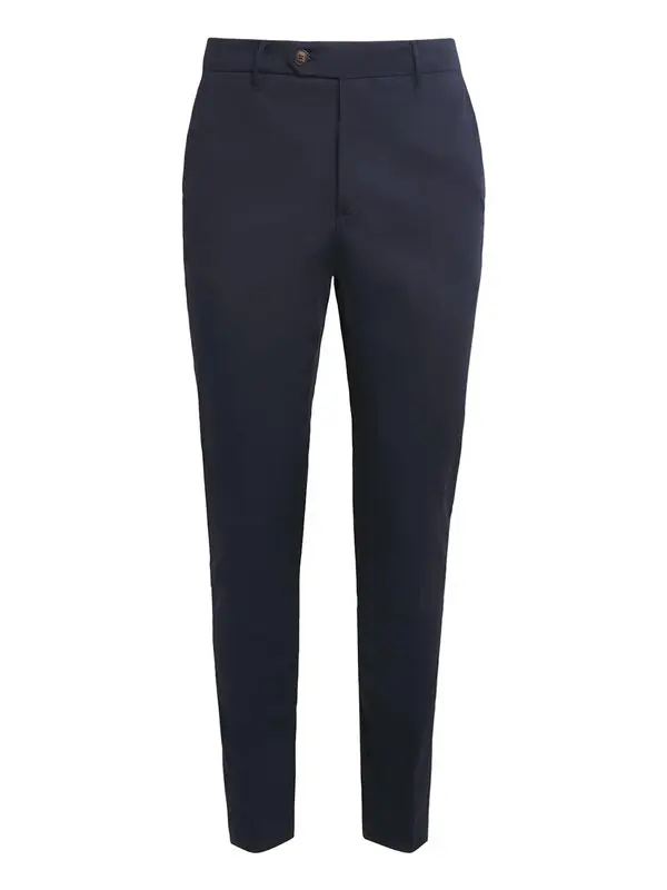 Pal Zileri Cotton Stretch Slim-fit Chinos - Navy