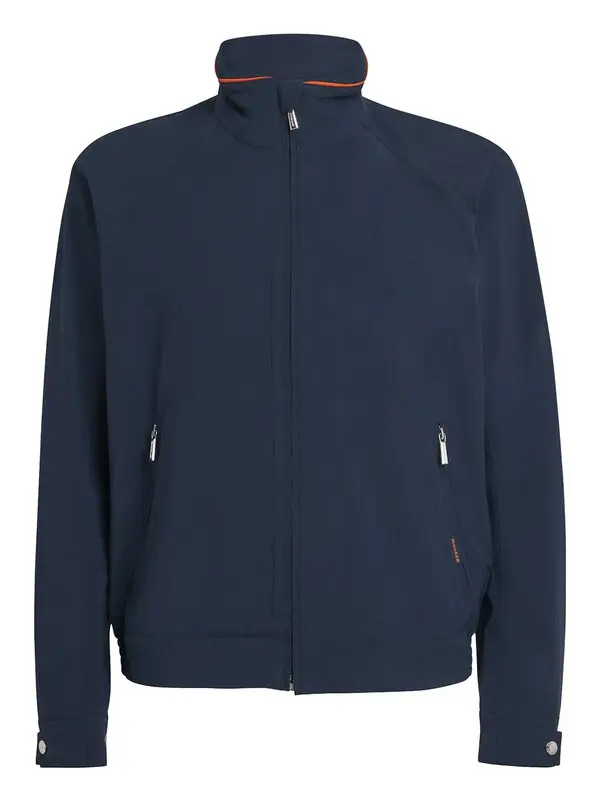 MOORER Waterproof Golf Jacket - Blue