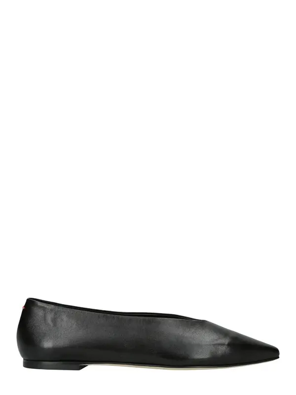 AeydĒ Leather Betty Ballet Flats - Black