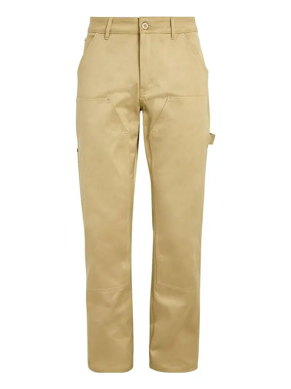 WALES BONNER Cotton Kingston Trousers - Beige