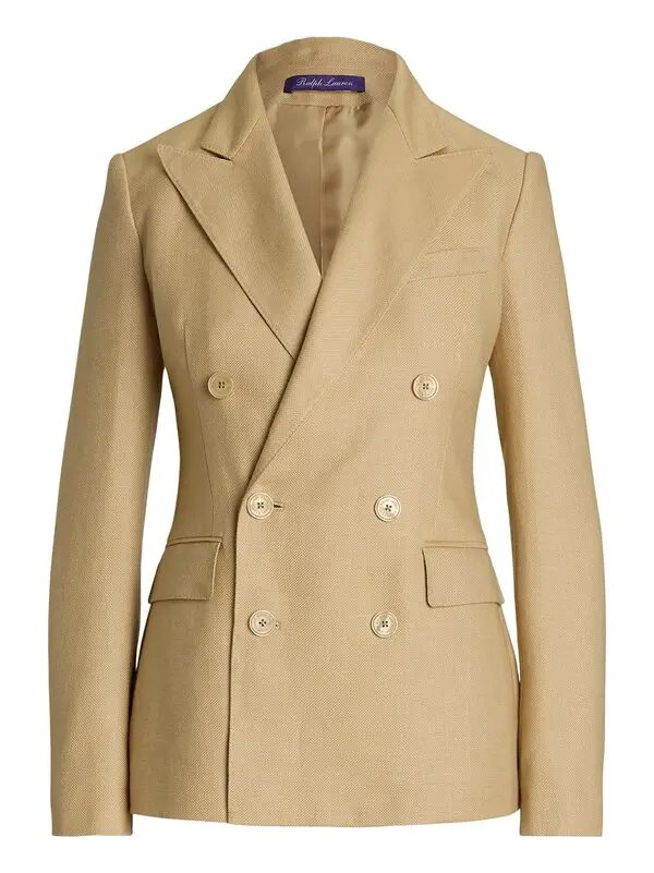 Ralph Lauren Cashmere-linen Camden Jacket - Beige