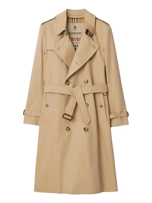 Burberry Long Kensington Heritage Trench Coat - Beige