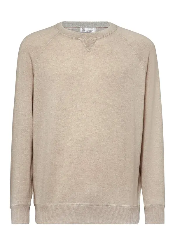 Brunello Cucinelli Cashmere Sweater - Beige