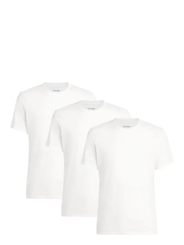 Calvin Klein Stretch-cotton T-shirts - White