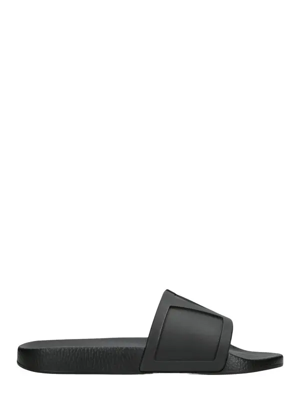 Valentino Garavani Vlogo Signature Slides - Black