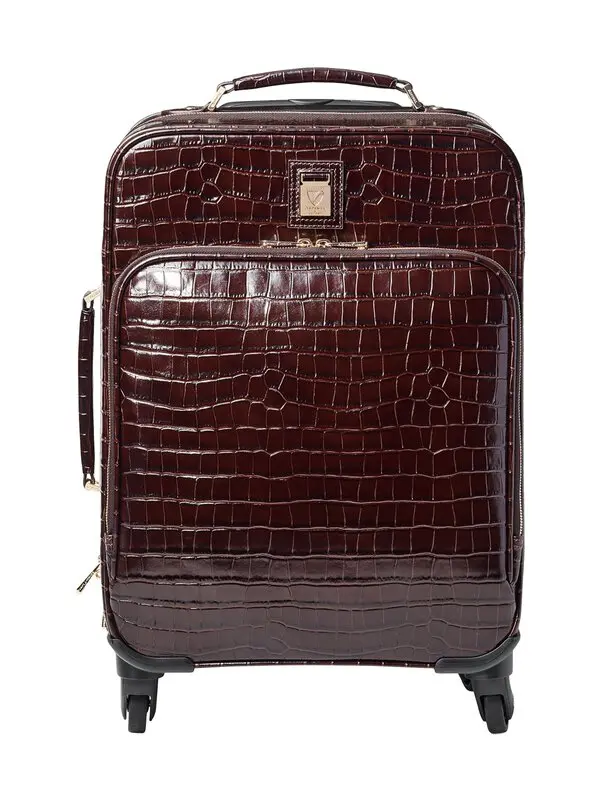 ASPINAL OF LONDON Connaught Cabin Suitcase - Brown