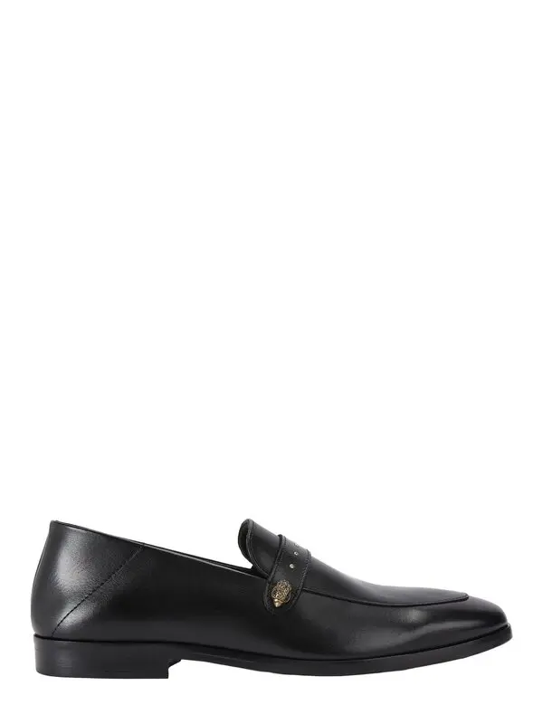 Kurt Geiger Leather Fraser Loafers - Black