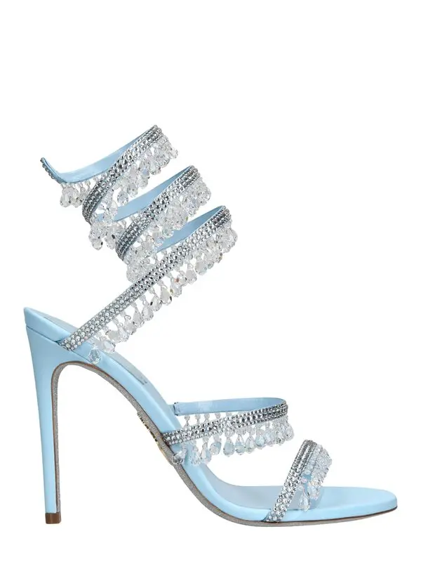 Rene Caovilla Chandelier Heeled Sandals 105 - Blue