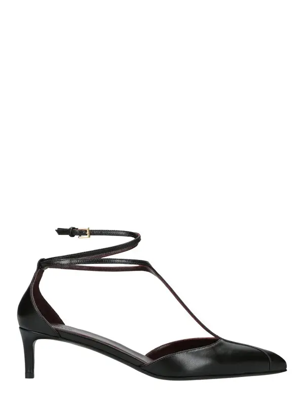 Khaite Leather Mia Pumps - Black