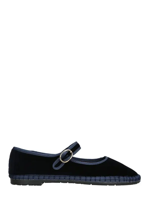 FLABELUS Velvet Mary Jane - Blue