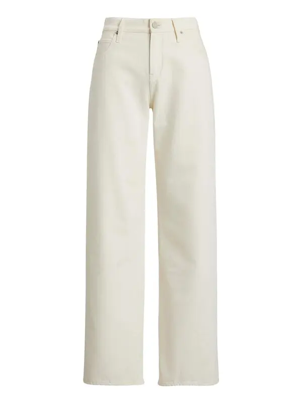 Ralph Lauren Mercer Wide-leg Mid-rise Jeans - White