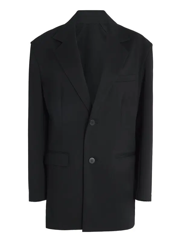 Issey Miyake Cotton-blend Blazer - Black