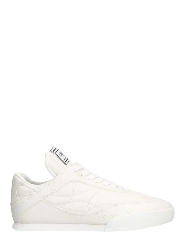 Chloé Leather Kick Low-top Sneakers - White