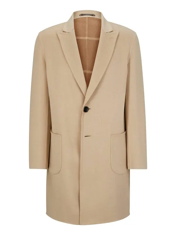 BOSS Camel Hair Overcoat - Beige