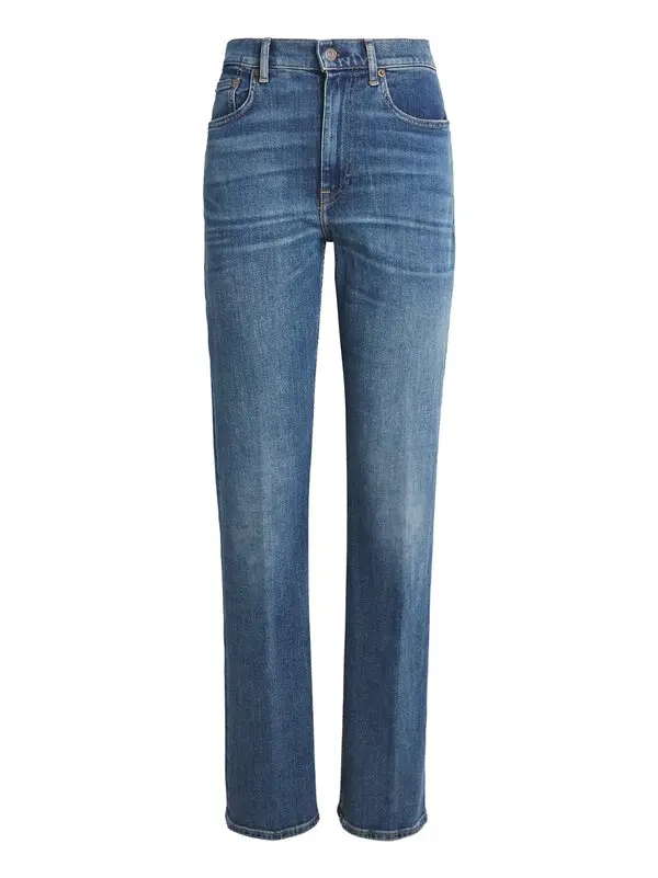 Polo Ralph Lauren High-rise Straight Jeans - Blue