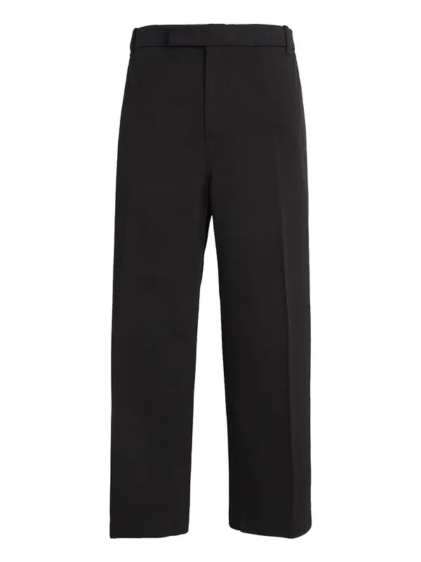 Thom Browne Cotton Straight Trousers - Black