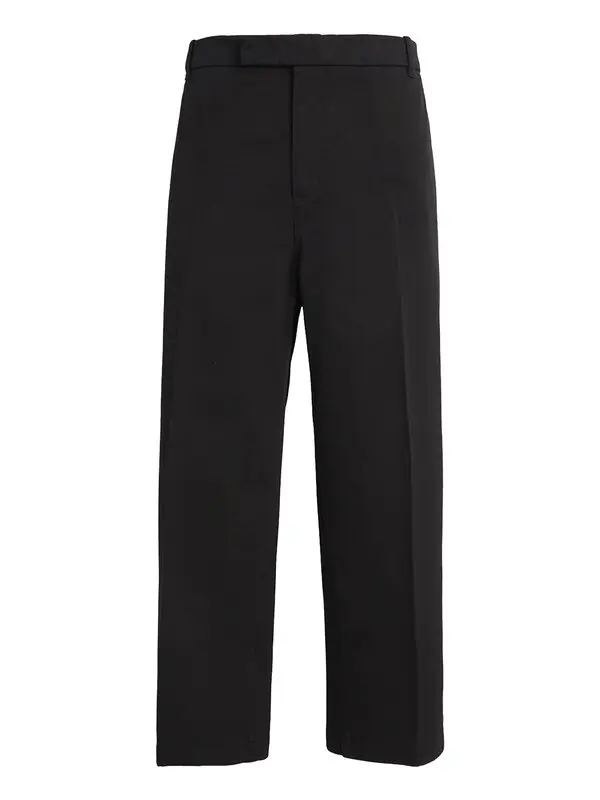 Thom Browne Cotton Straight Trousers - Black