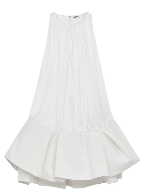 Loewe Flamenco Mini Dress - White