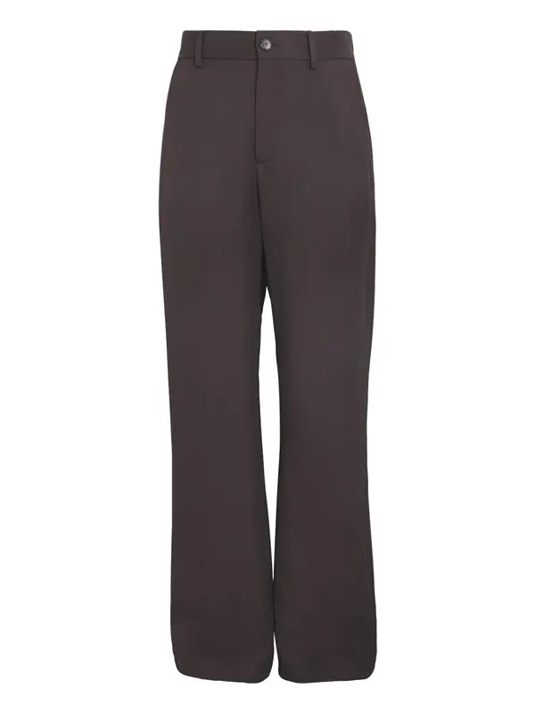 Séfr Twill Tailored Trousers - Brown