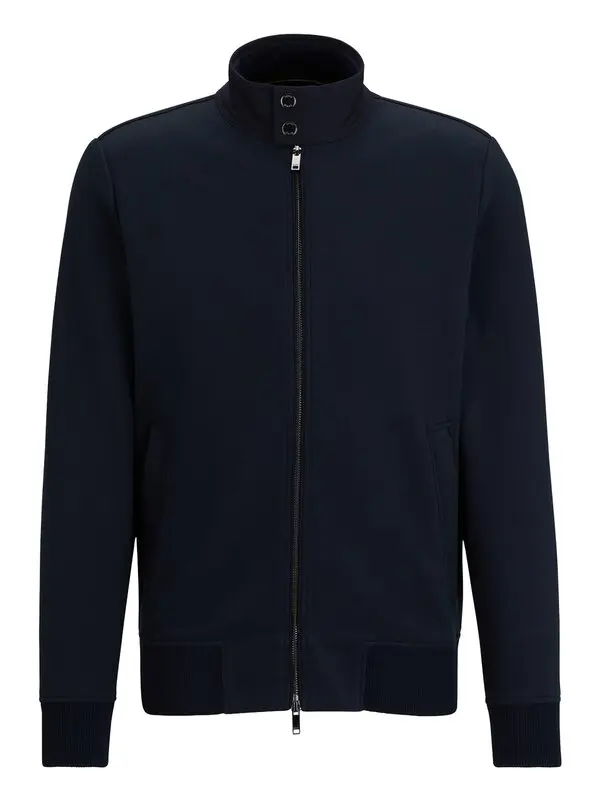 BOSS Zip-up Bomber Jacket - Blue
