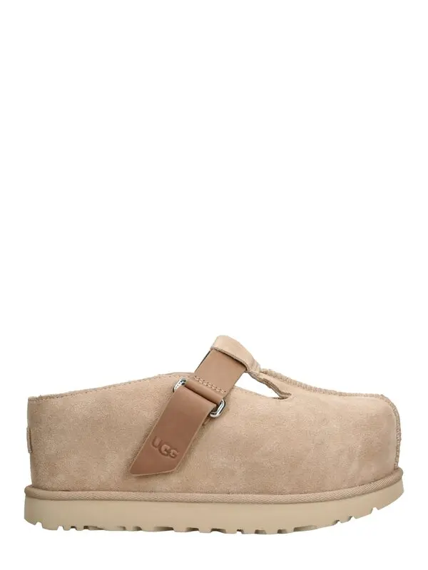 UGG Suede Goldenstar Hi Clogs - Beige