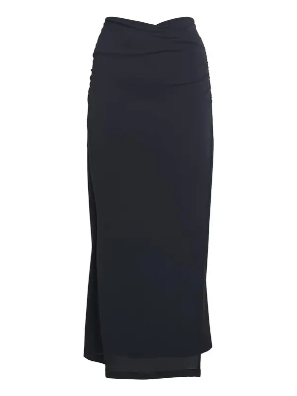 Wolford Crepe Jersey Midi Skirt - Black