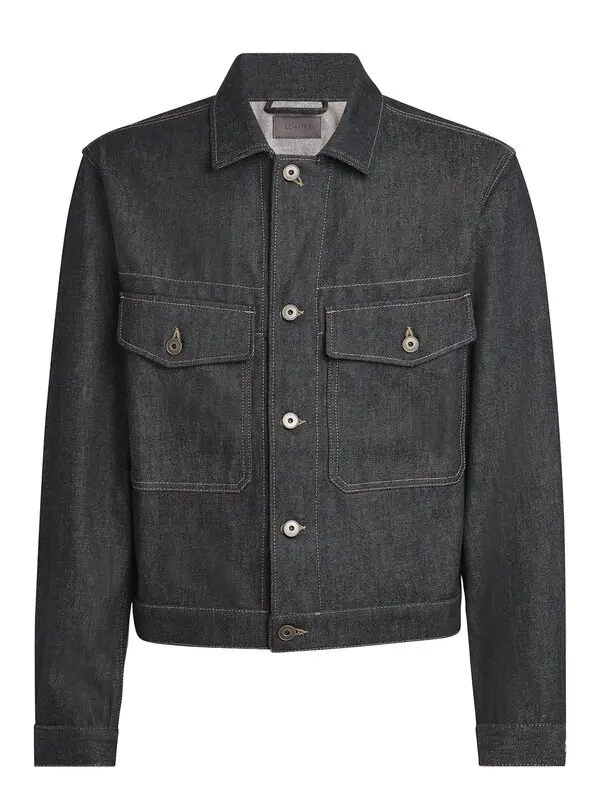 LEMAIRE Trucker Denim Jacket - Navy