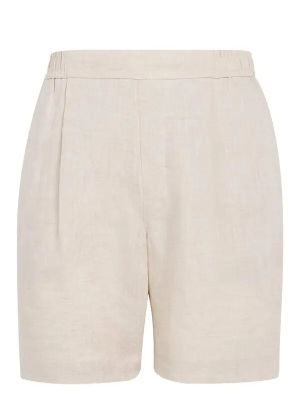 CHE Linen Relaxed Shorts - Beige